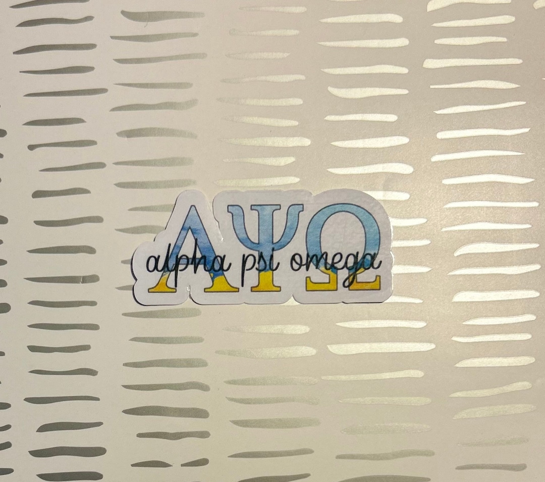 Greek Letter Sticker | Custom Sorority Sticker | Cute Sorority Sticker ...
