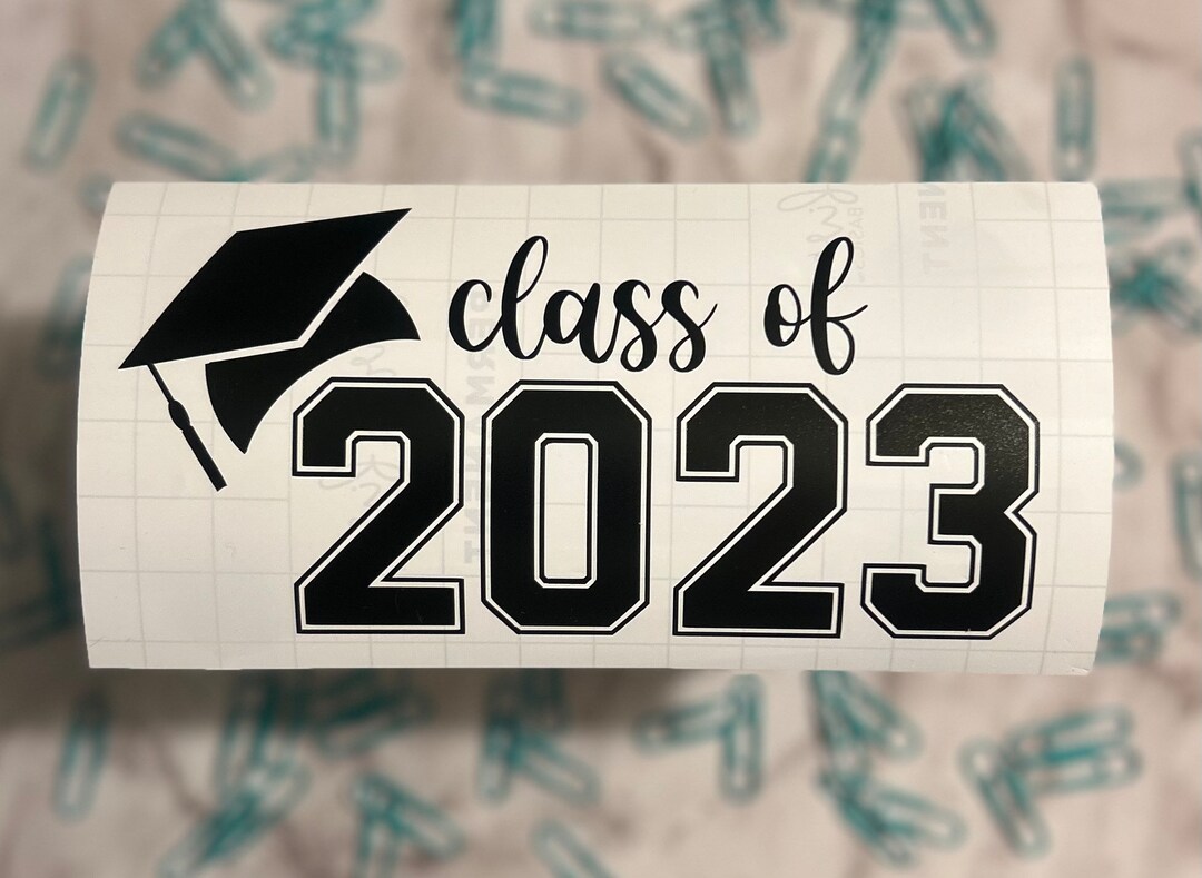 Class of 2024 Decal | Graduation Decal | Customizable Graduation Decal ...