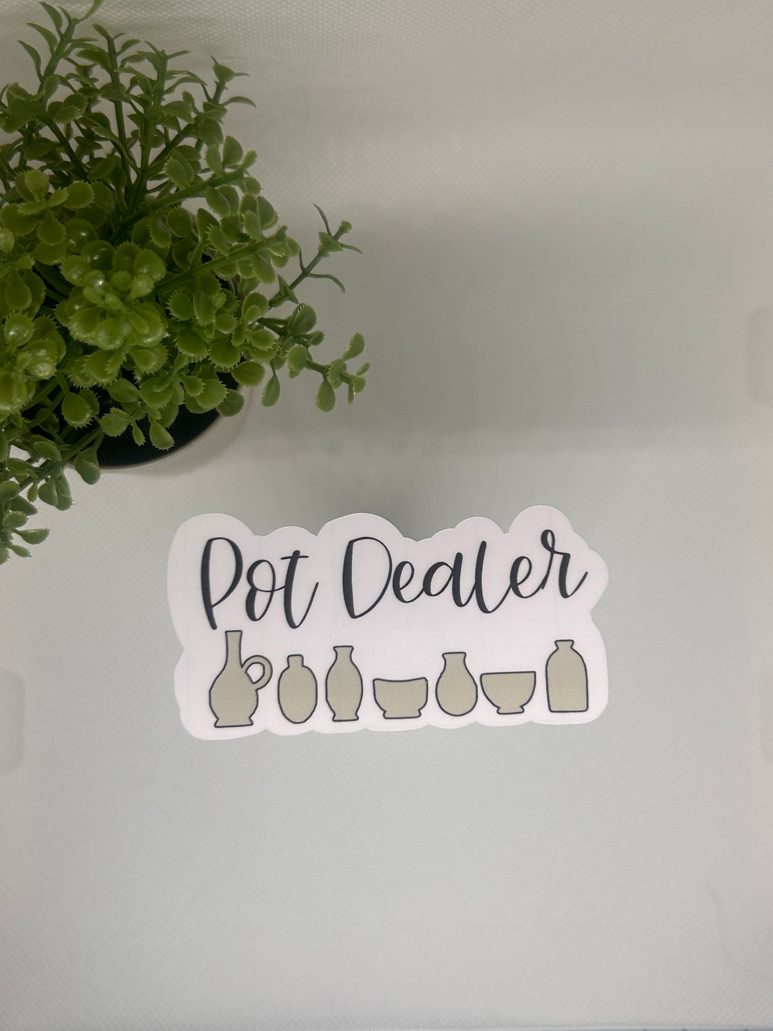 Pot Dealer Pottery Sticker, Pottery Sticker, Ceramic Sticker, Gift for ...