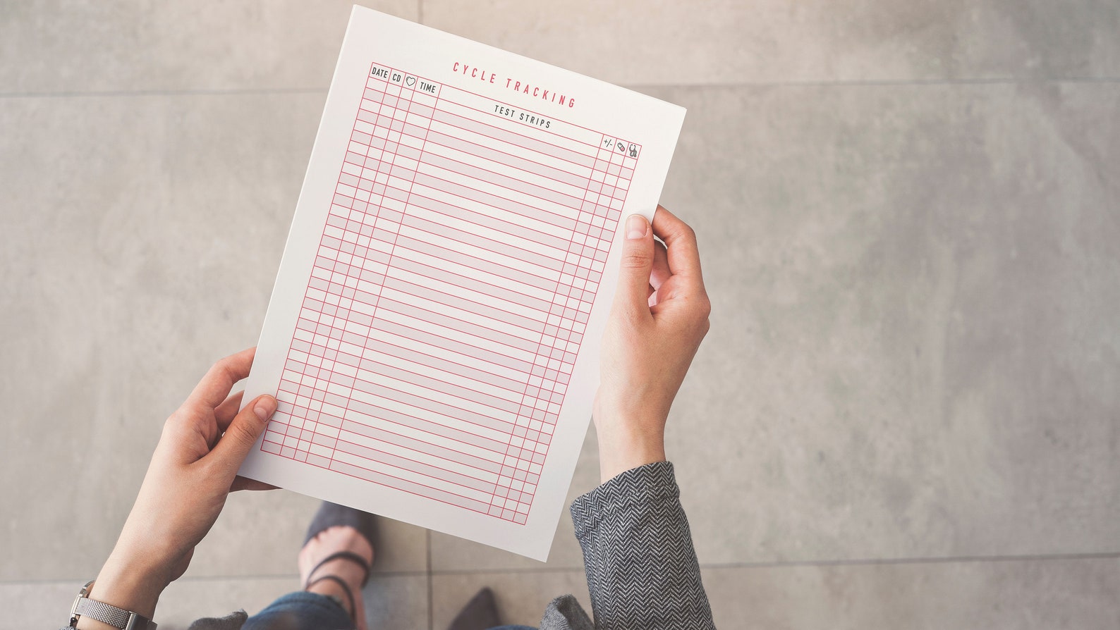 Cycle Tracking Printable Chart – blank Ovulation Tracking Sheet for TTC ...