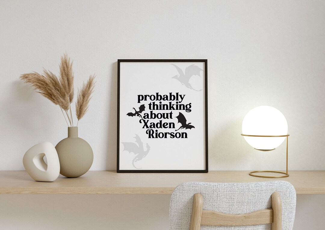 Probably Thinking About Xaden Riorson Wing Leader fourth Wing Inspired ...