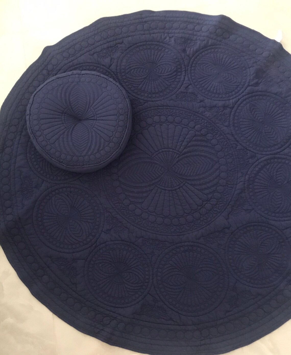 Play Mat, 130cm Round Baby Play Mat, Tummy Time Mat, Playmat, Nursery ...