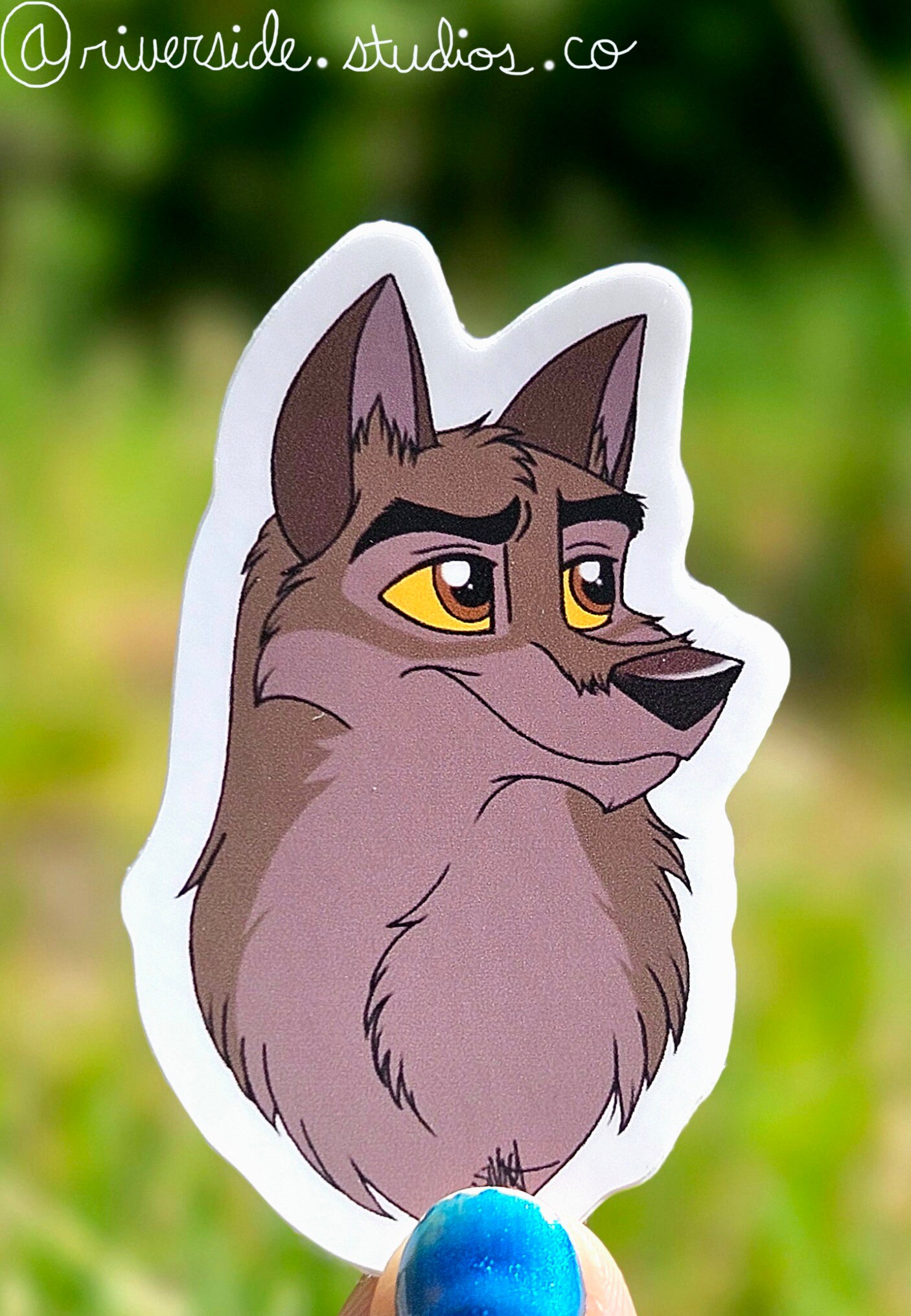 Balto Vinyl Sticker 2 Original Cartoon Art Wolf - Etsy
