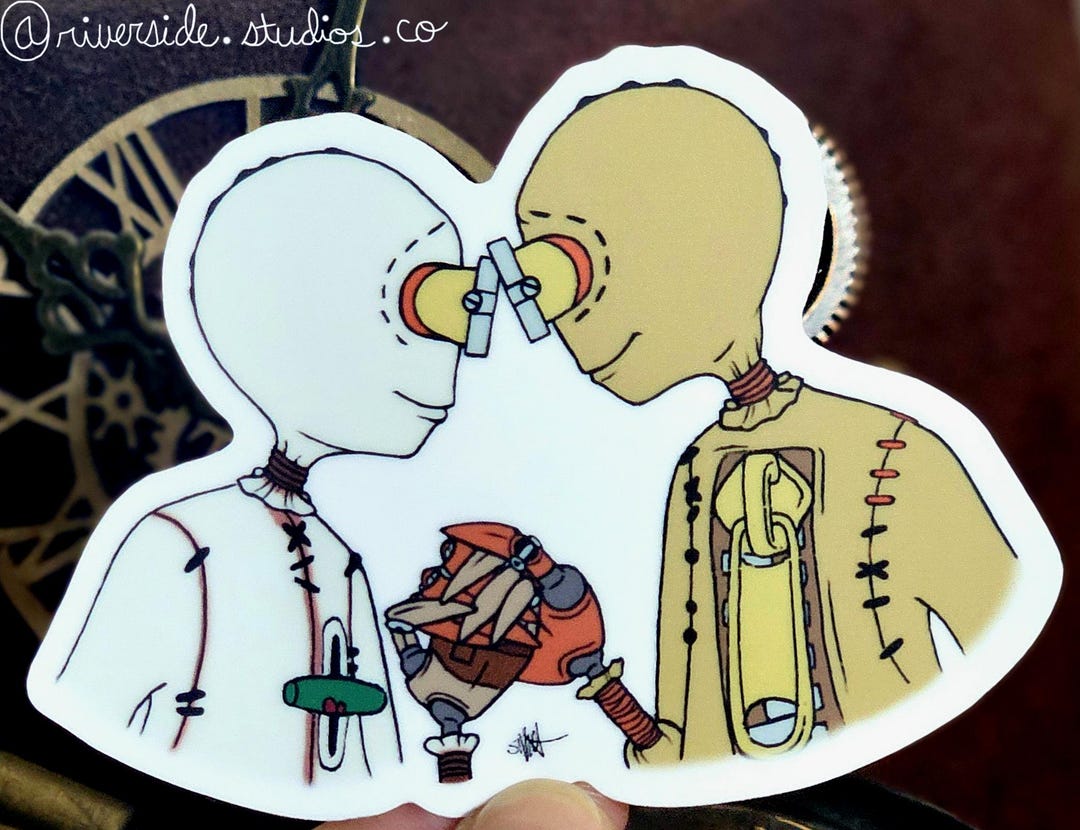 9 and 7 Nine Tim Burton Vinyl Sticker 3" Original Art Shane Acker ...