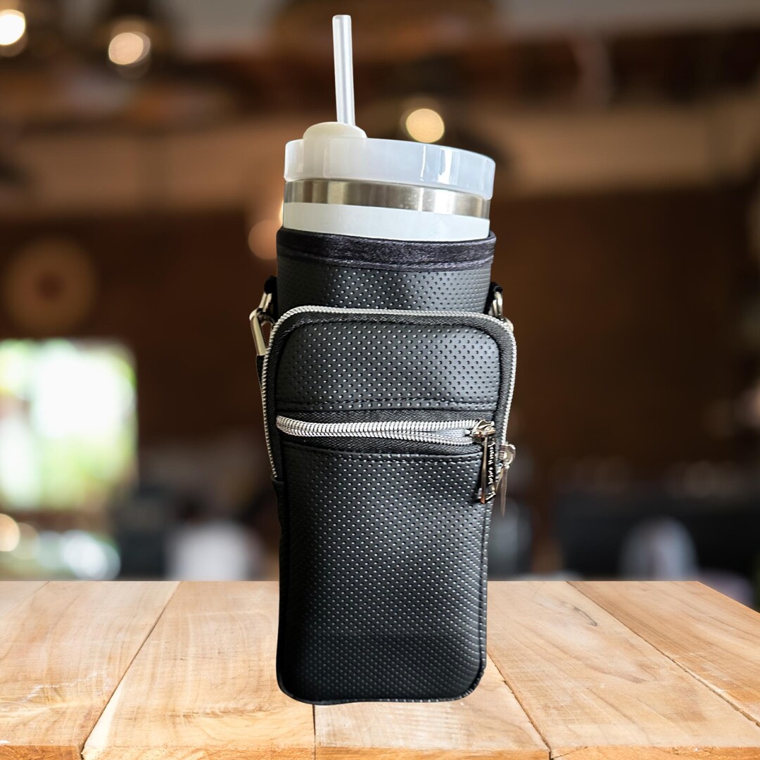 Water Bottle Sling for 40oz Cups - Bottle Carrier - Multiuse Beverage ...