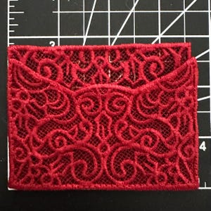 Gift Card Holder - Embroidered Lace Design - Unique and Special ...