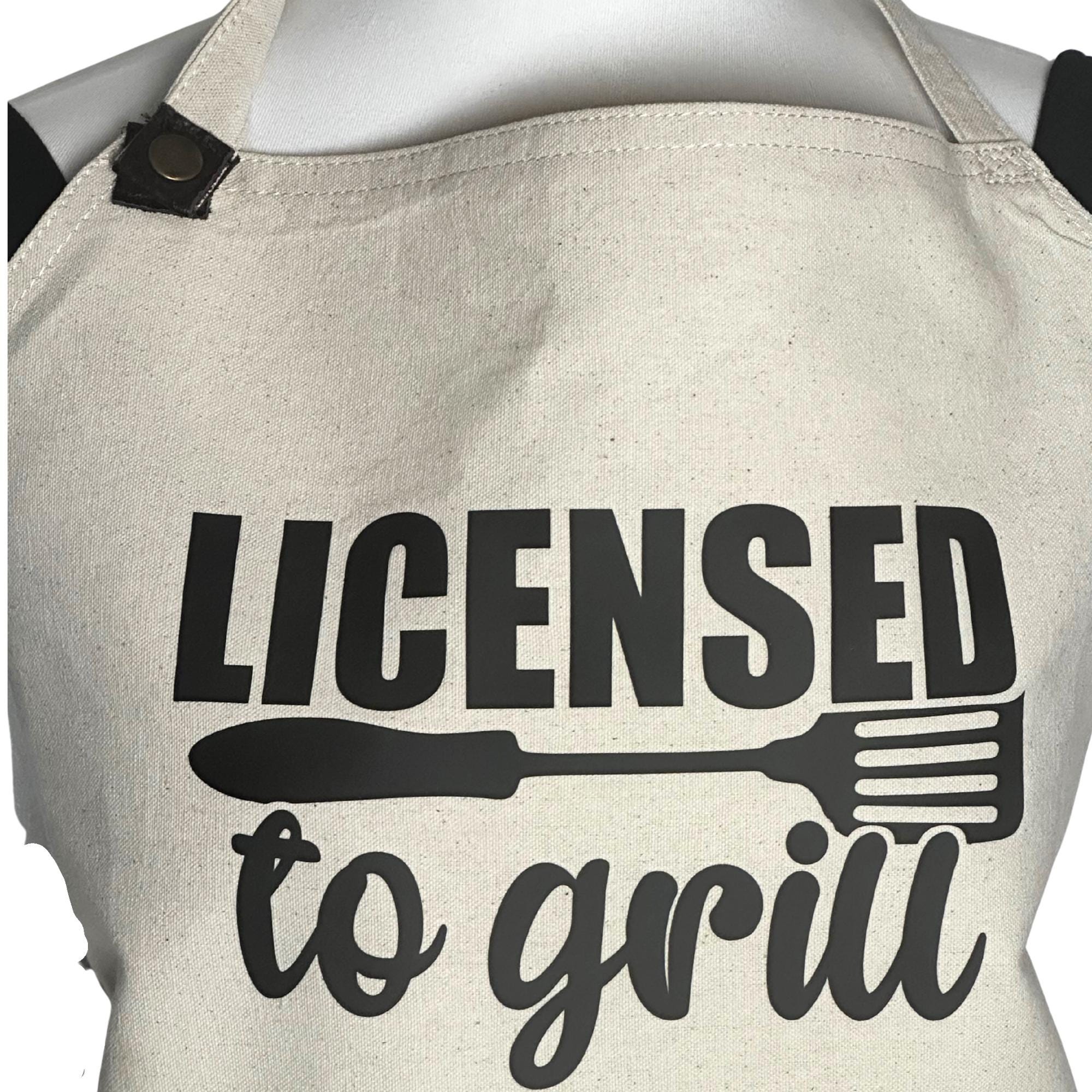Canvas Grill Master Apron - Grilling Gift for Griller - Idea for Dad ...