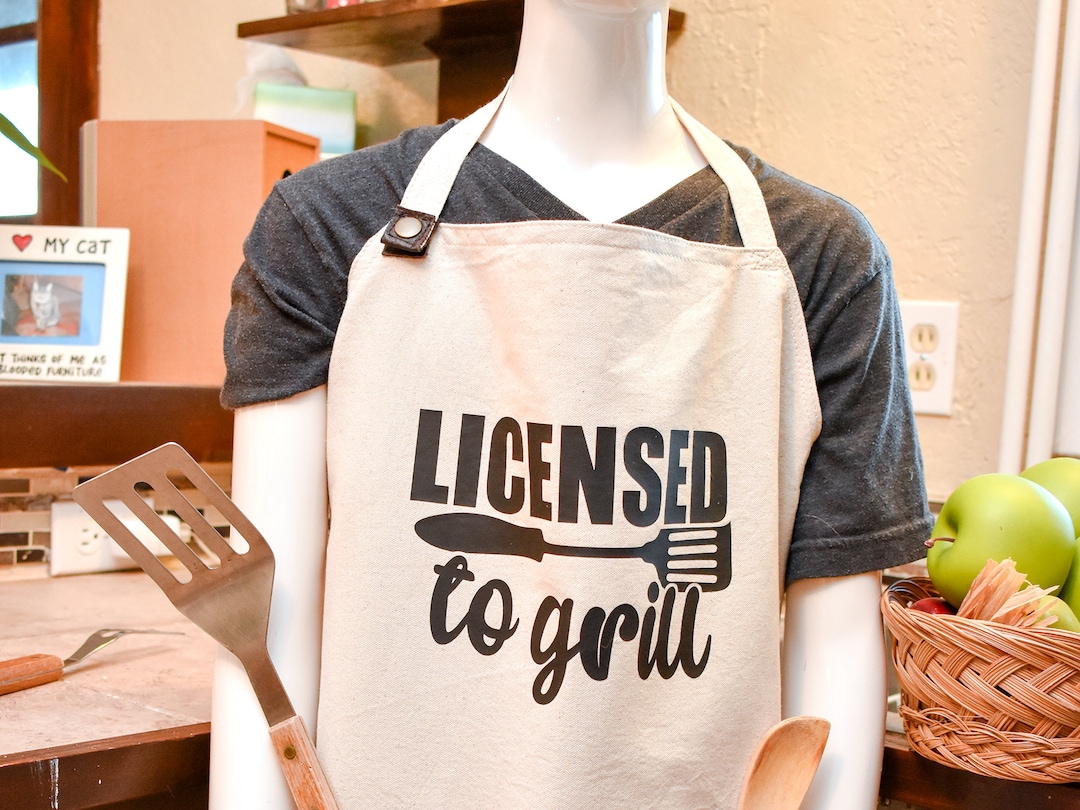 Canvas Grill Master Apron - Grilling Gift for Griller - Idea for Dad ...