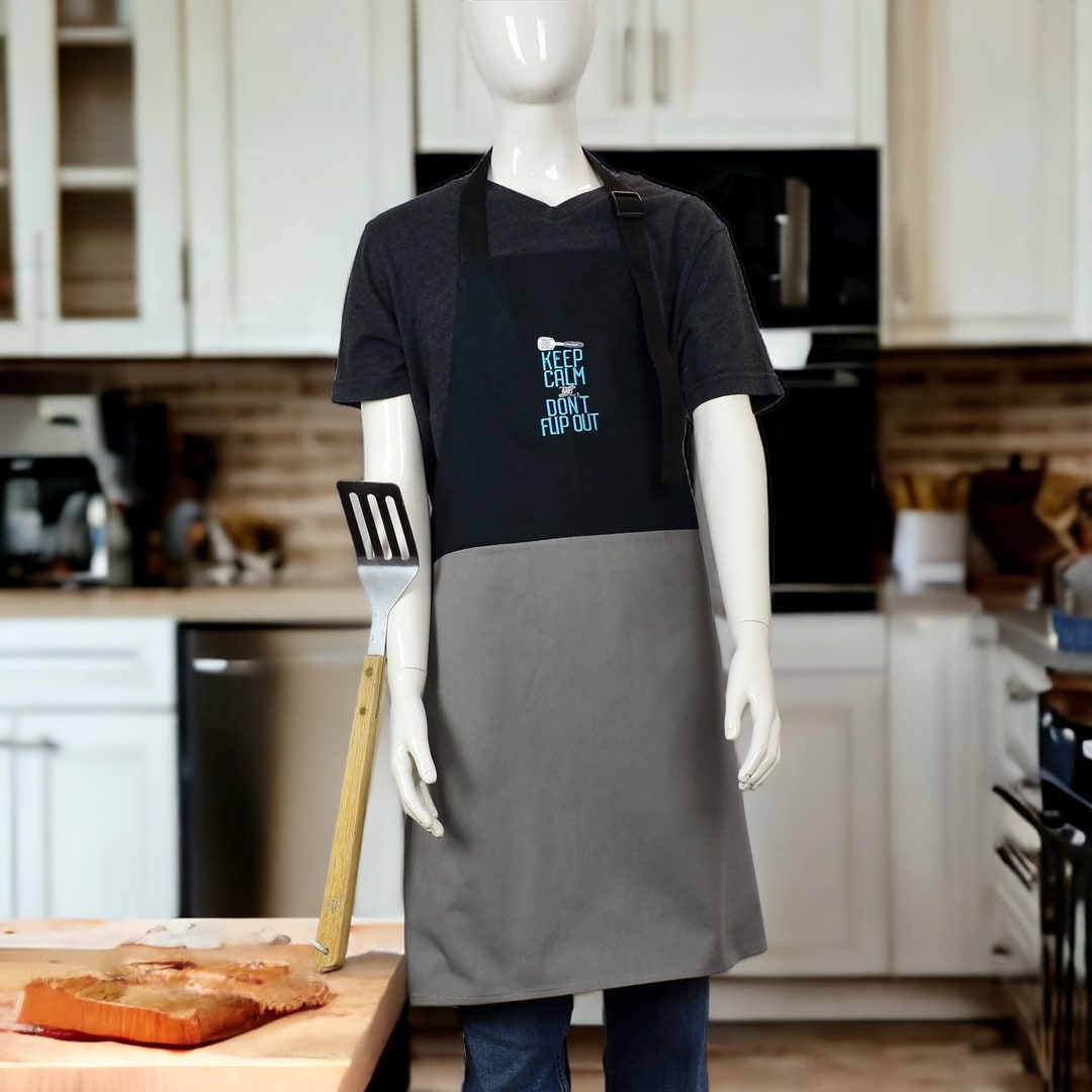 BBQ Apron, Father's Day Gift, Full BBQ Apron, Embroidered Apron, Funny ...