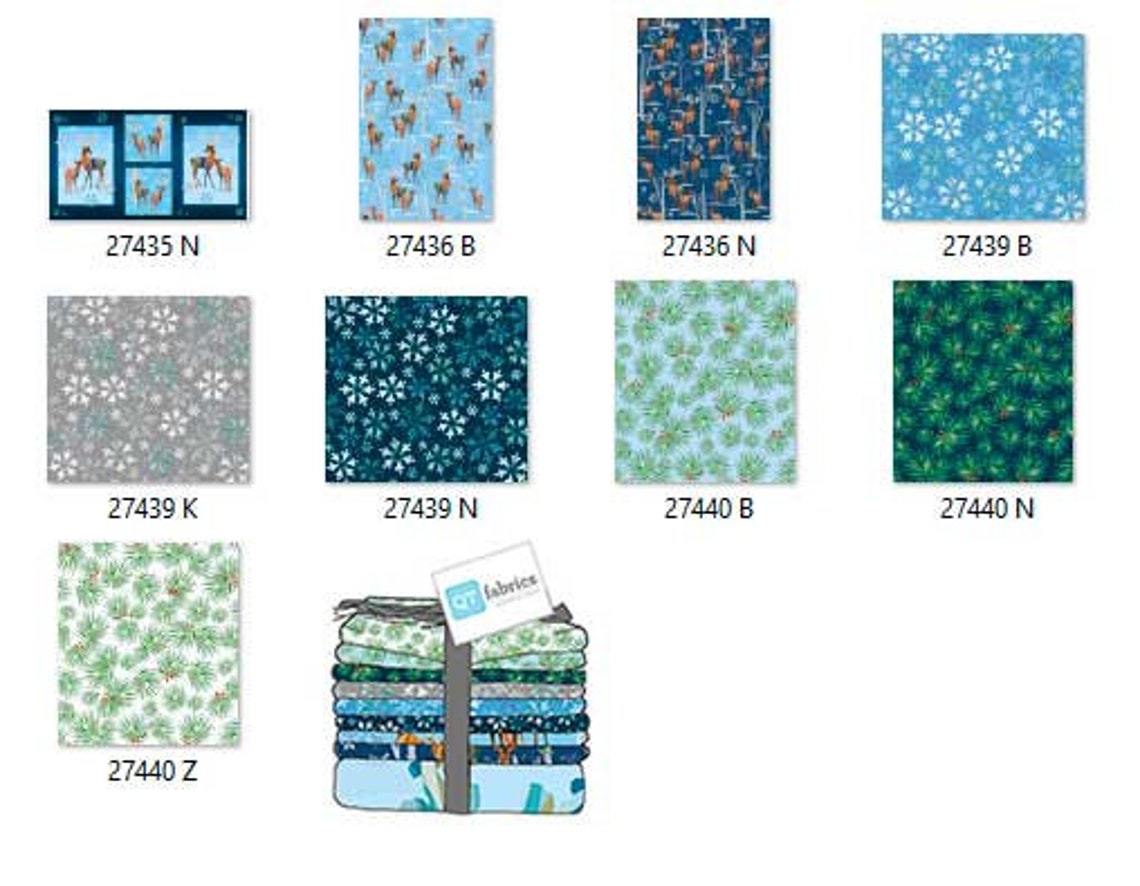 RARE by the Continuous HALF YARDS First Frost Deer - Etsy