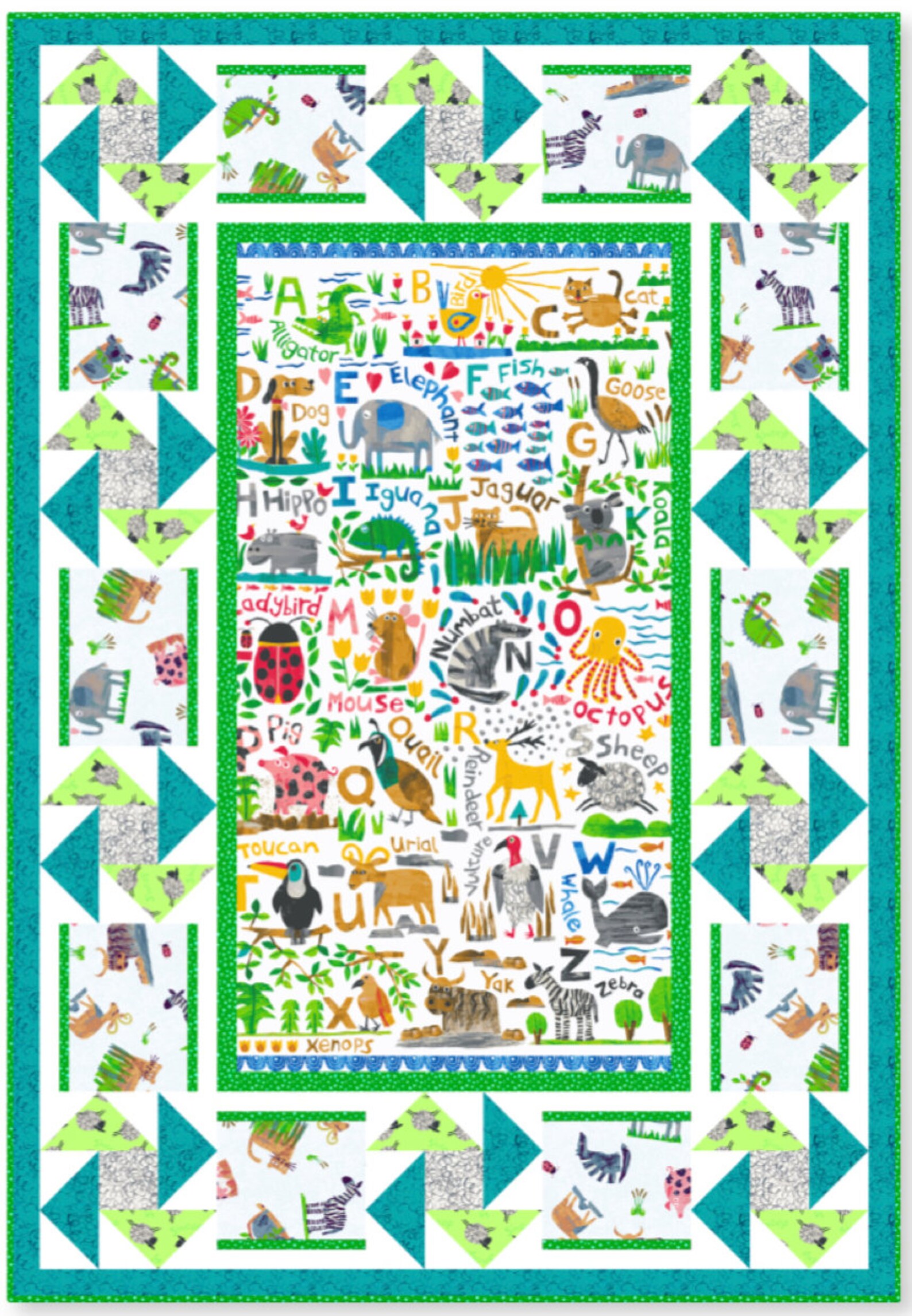 RARE by the Continuous HALF YARDS Animal Magic by Tracey - Etsy