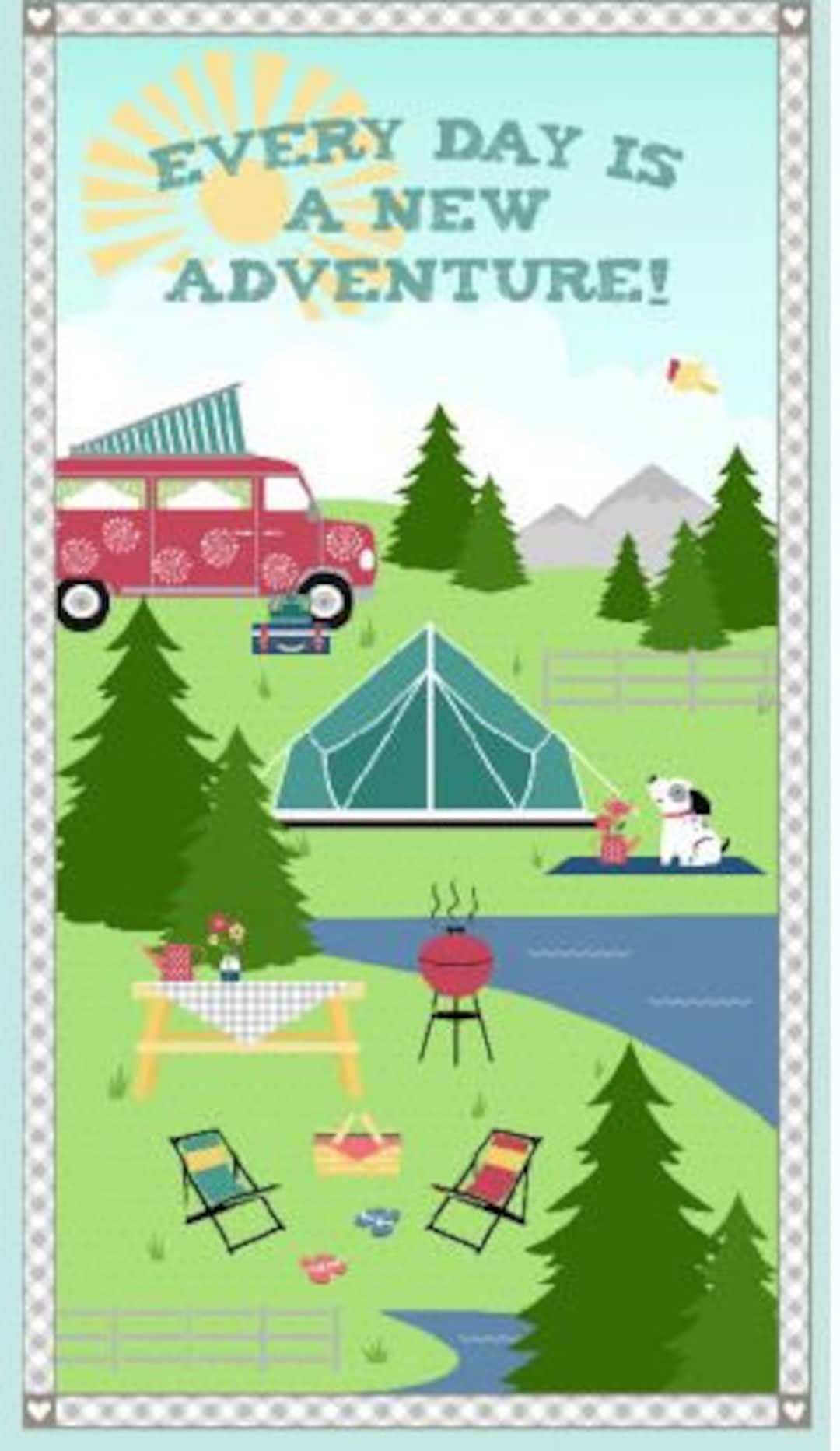 RARE - 24” X 44” PANEL - Adventure Time by Anne Rowan for Wilmington ...