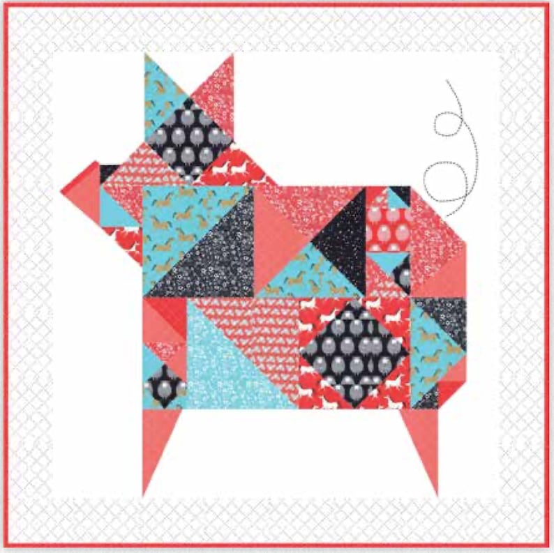 RARE 24 X 44 PANEL Farm Charm by Gingiber for Moda - Etsy