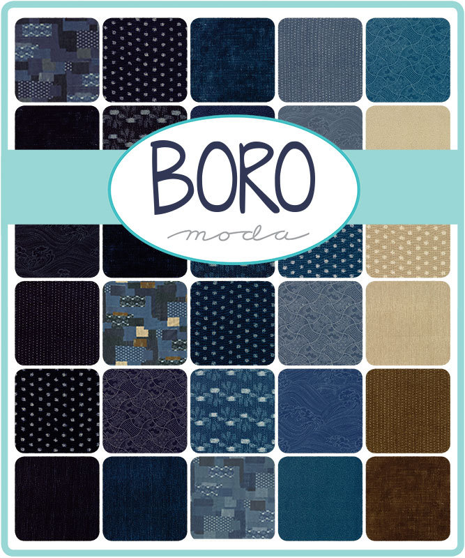 Visual Arts By The Continuous HALF YARDS Boro Cotton Wovens for Moda ...