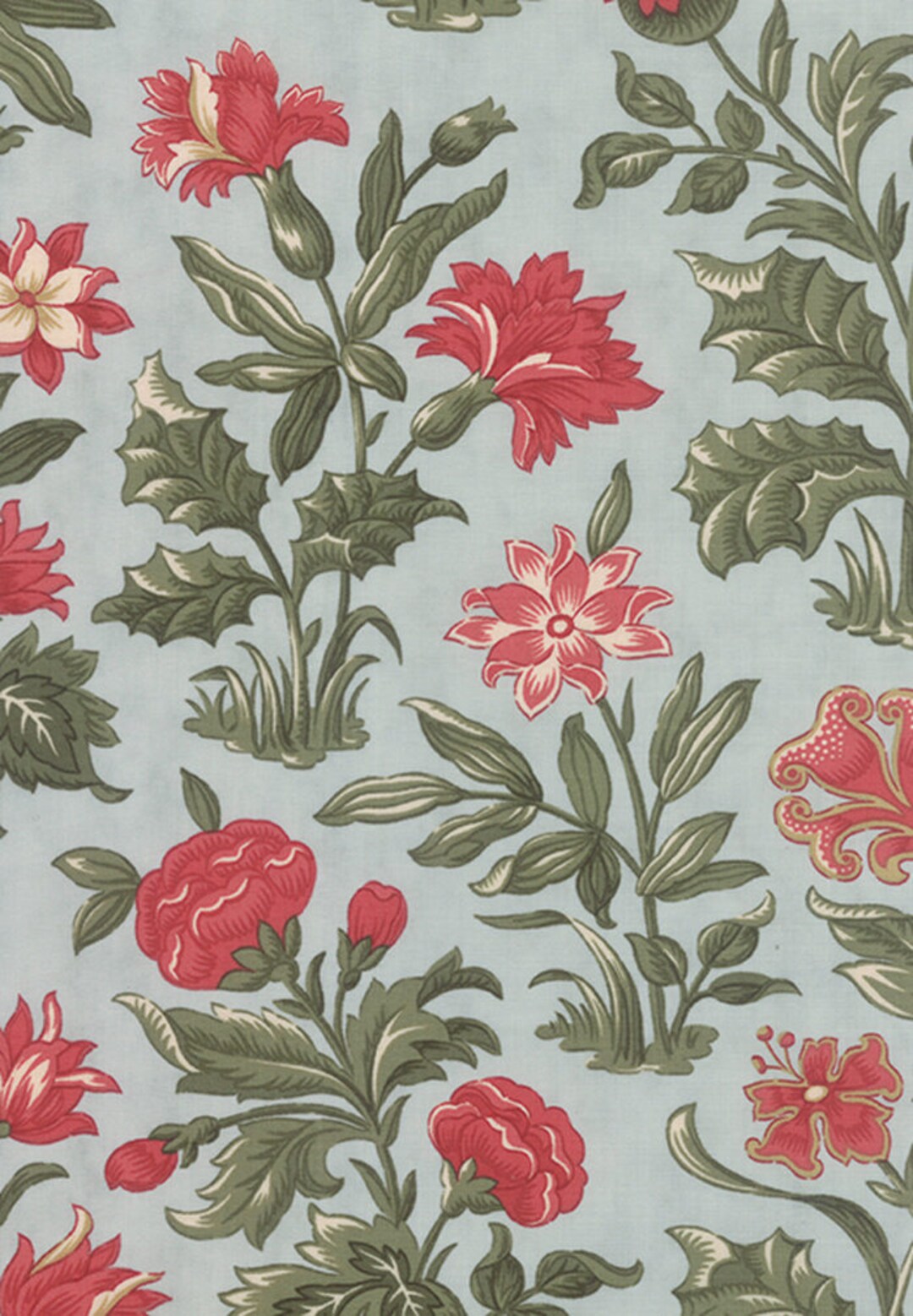 RARE - 16" REMNANT - Under the Mistletoe by 3 Sisters for Moda, #44070 ...