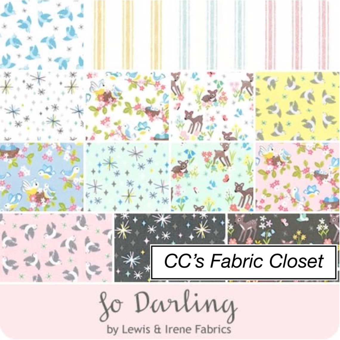 By the Continuous HALF YARD so Darling by Lewis and Irene - Etsy