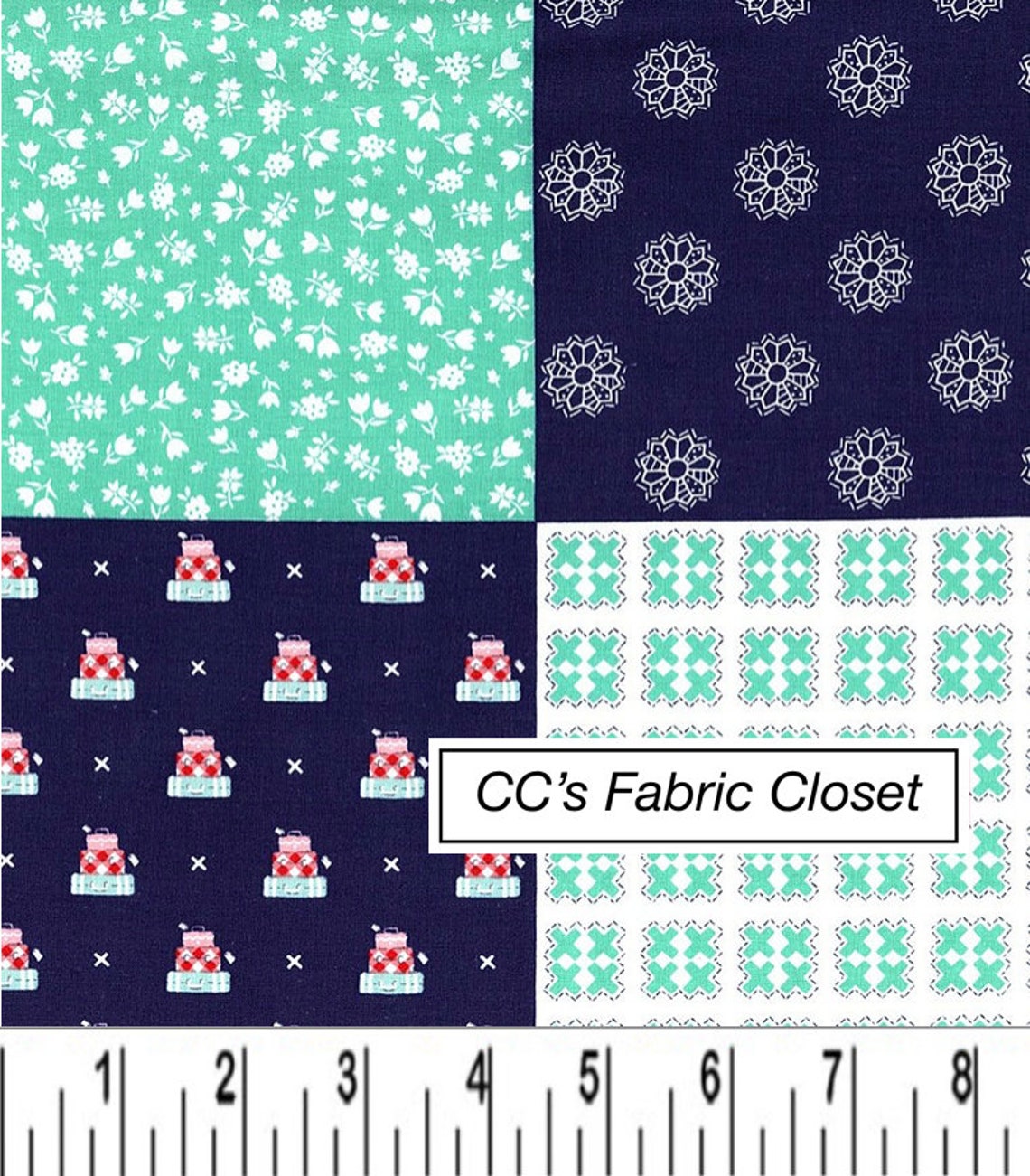 FAT QUARTER PANEL A Little Sweetness by Tasha Noel for Riley - Etsy
