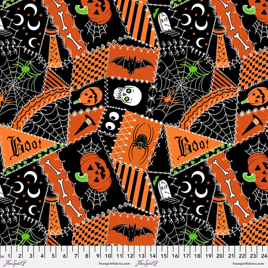 Rare - by the Continuous HALF YARDS - Scaredy Cats by Rachel Hauer for ...
