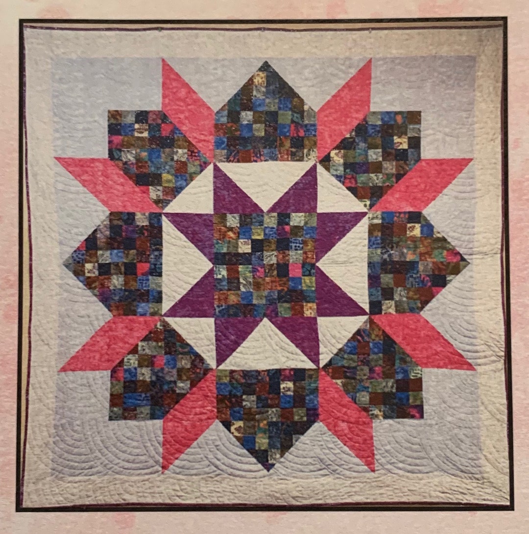 BATIK QUILT KIT - Patchwork Swoon Pattern, Kit Includes All the Fabrics ...