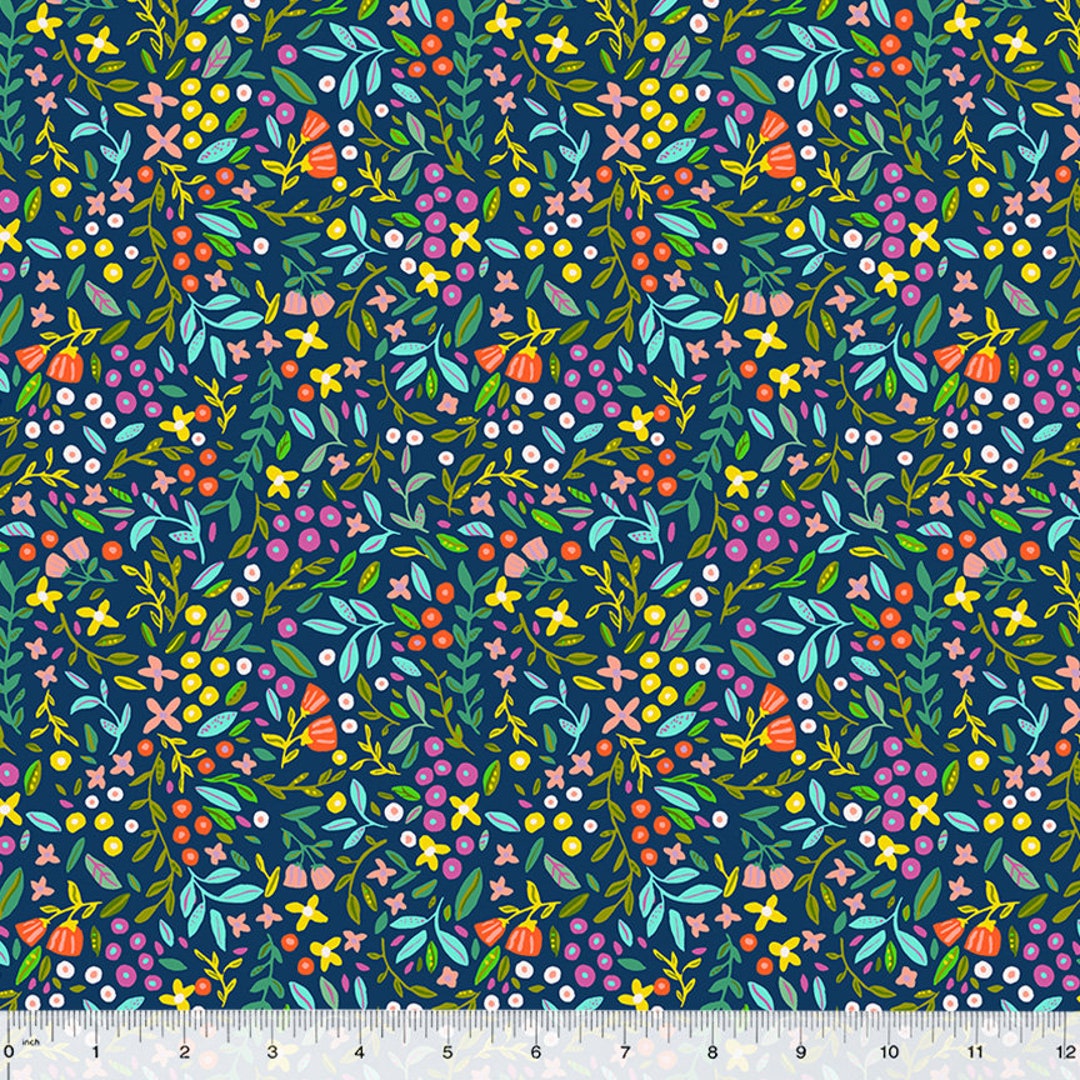 Rare - by the Continuous HALF YARDS - Abc’s in Bloom by Kelly Angelovic ...