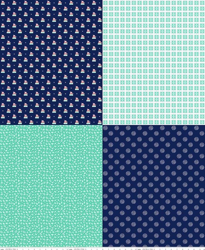 FAT QUARTER PANEL A Little Sweetness by Tasha Noel for Riley | Etsy