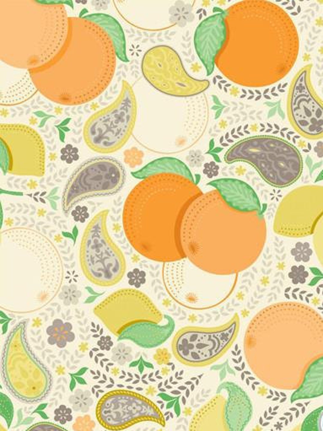 RARE - by the Continuous HALF YARD - Clementine by Ana Davis for Blend ...