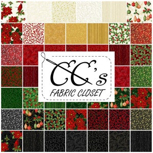 RARE - by the Continuous HALF YARDS - Holiday Wishes by Hoffman, #U7769 ...