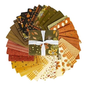 RARE - by the Continuous HALF YARDS - Awesome Autumn by Sandy Gervais for Riley Blake, #C12174 ...