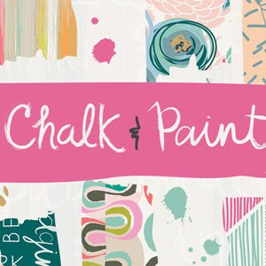 RARE - 35" REMNANT - Chalk & Paint by Sew Caroline for Art Gallery #CHP ...