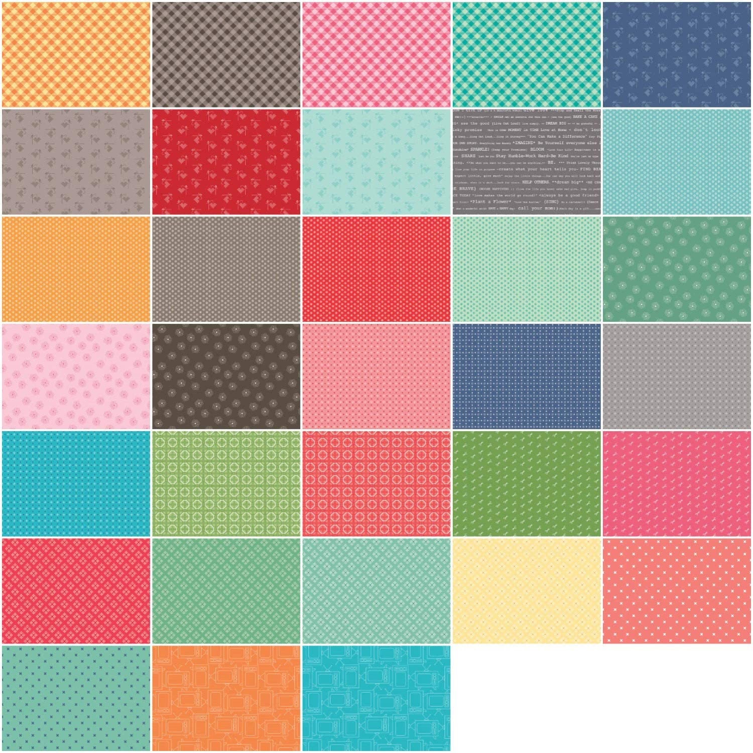 Rare by the Continuous HALF YARDS Bee Basics by Lori Holt - Etsy