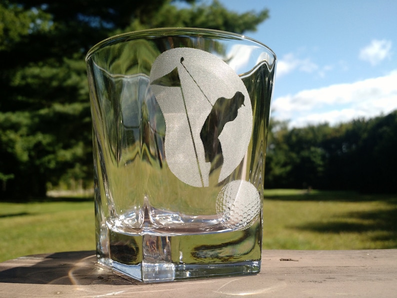 Golf Glass, Golf Ball, Driving Golf Ball, Gift for Golfers, Country ...
