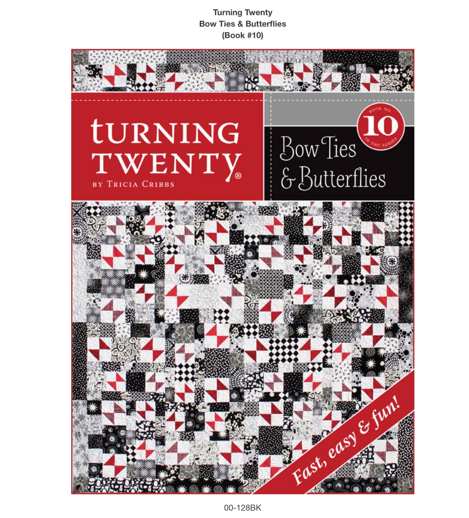 Turning Twenty Bow Ties and Butterflies Quilt Kit and Book 70x86 - Etsy