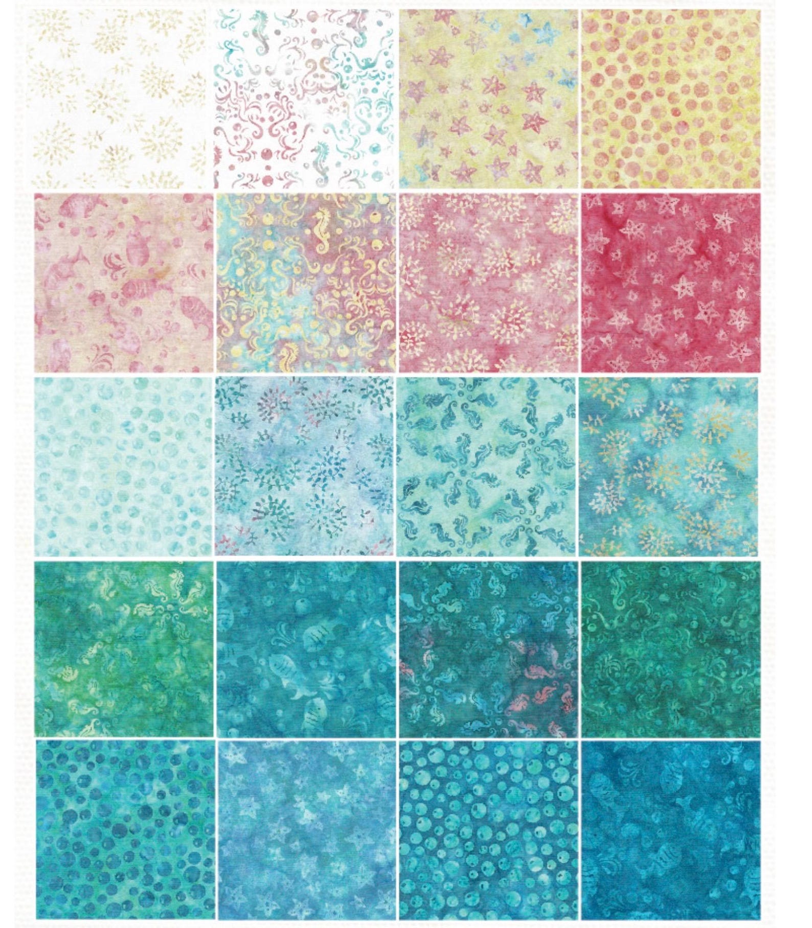Island Batik Splish Splash Layer Cake - Etsy