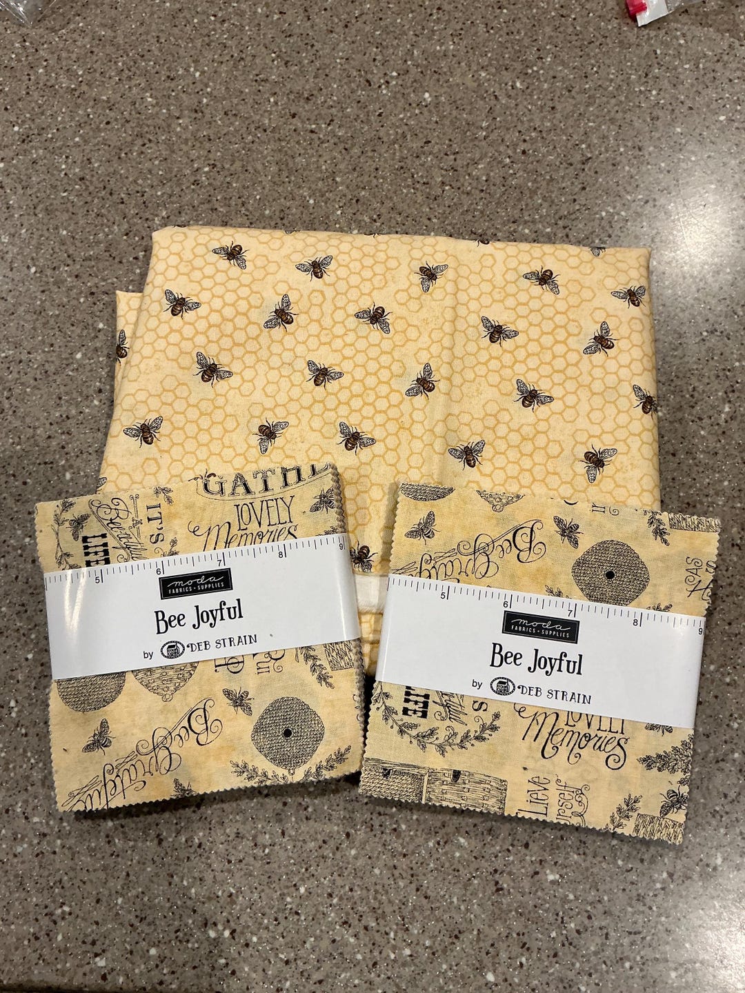 Bee Joyful Deb Strain Moda 2 Charm Packs Plus 1.5 Yards Fabric - Etsy