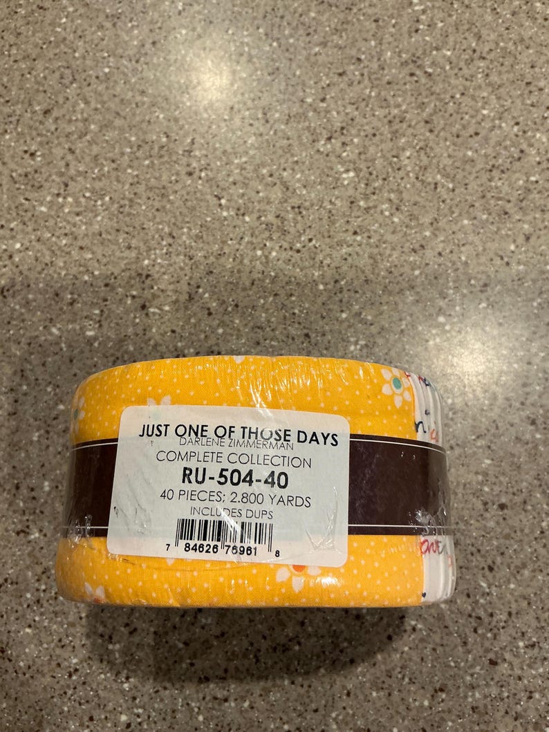 Very Rare Darlene Zimmerman Just One of Those Days Jelly Roll Sealed - Etsy