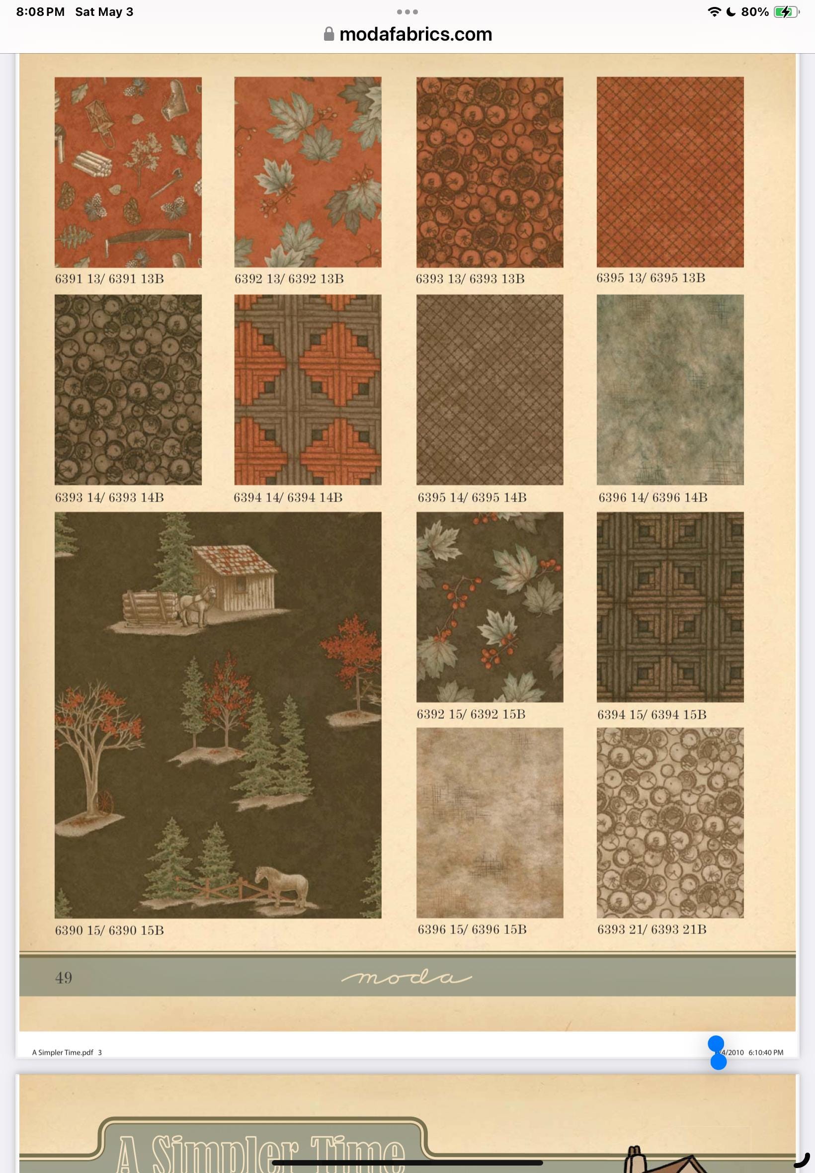 A Simpler Time Holly Taylor 30 Piece Fat Quarter Bundle Moda Rare HTF ...