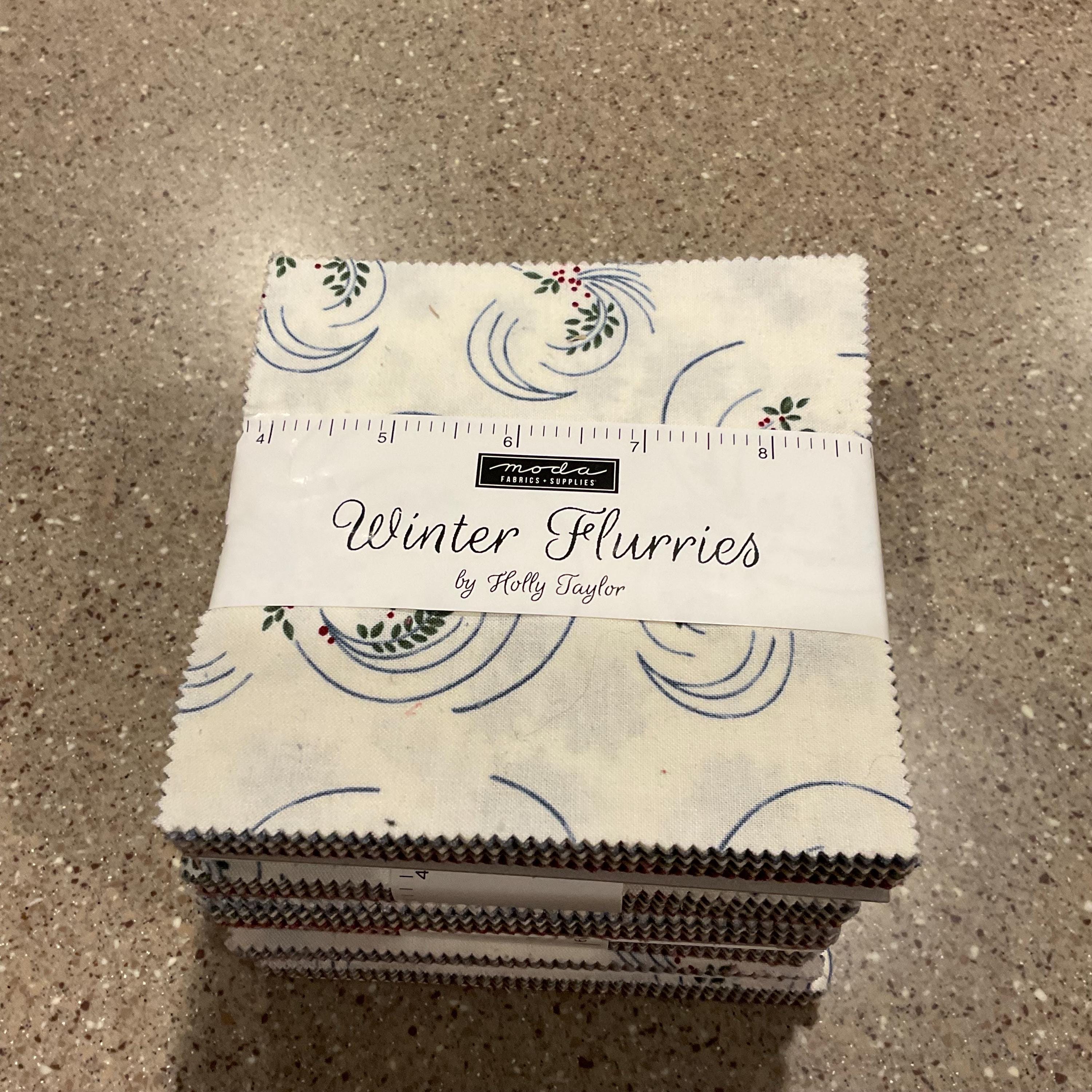 Winter Flurries Charm Pack Holly Taylor Moda Rare Oop HTF - Etsy