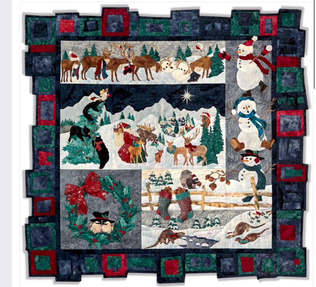 Mckenna Ryan Pine Needles Quilt Pattern Set: Winter Friends - Etsy
