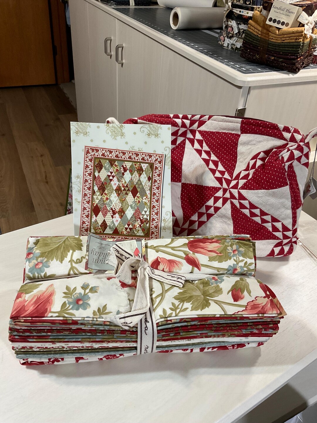 Rare Quilt Kit in Moda Bag 3 Sisters Roman Holiday 70x80 - Etsy
