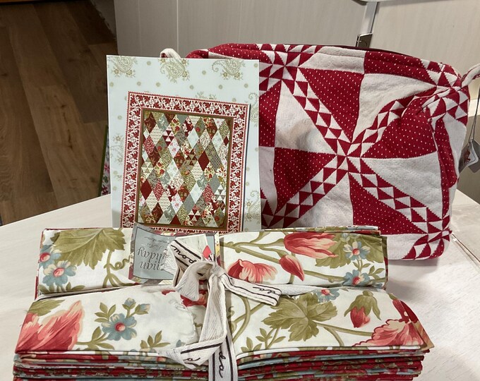 Rare Quilt Kit in Moda Bag 3 Sisters Roman Holiday 70x80 - Etsy