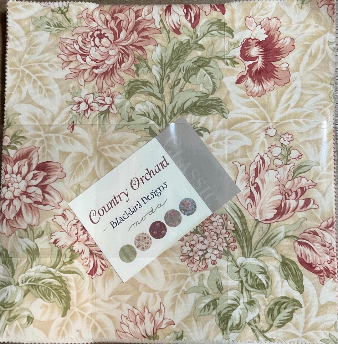 Country Orchard Moda Layer Cake by Blackbird Designs Rare OOP - Etsy