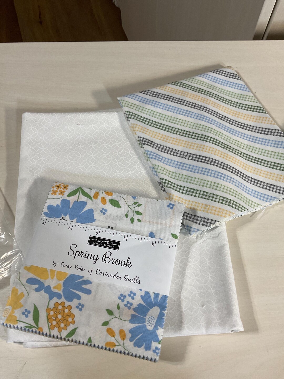 Hopscotch Table Runner Kit Spring Brook Corey Yoder Moda Pattern by ...