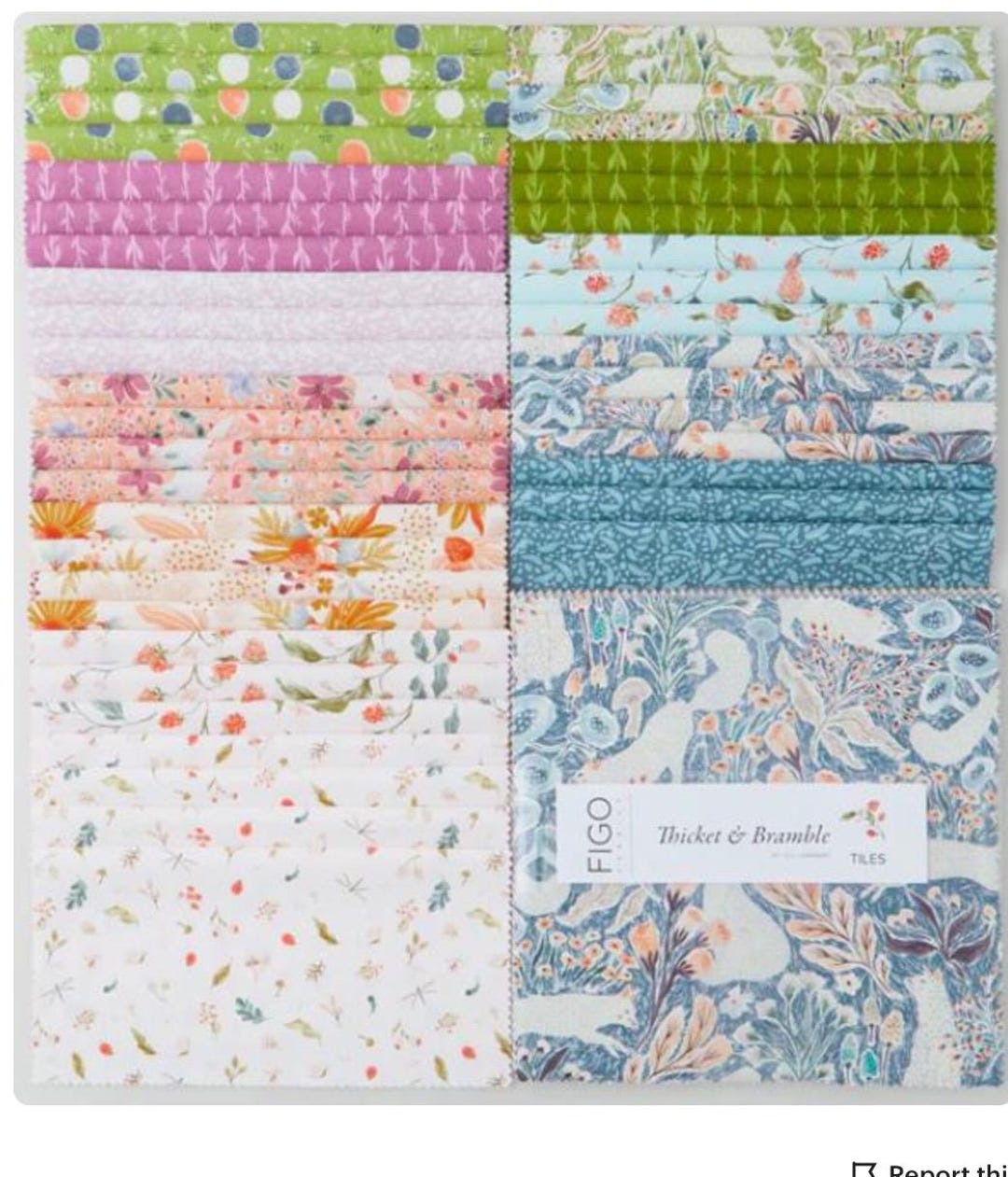 Thicket & Bramble by Jill Labieniec Layer Cake Figo - Etsy