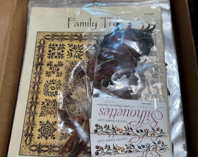 Family Tree Quilt Kit by Laundry Basket Quilts Featuring Paint Box ...