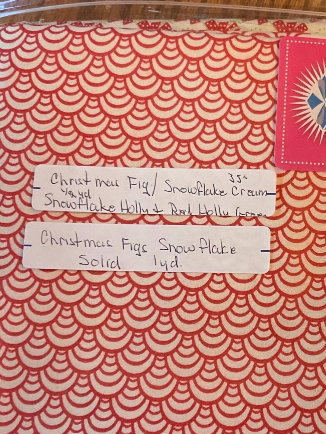 Christmas Figs @ 2 1/2 Yards and Button Pack - by Fig Tree & Co for ...