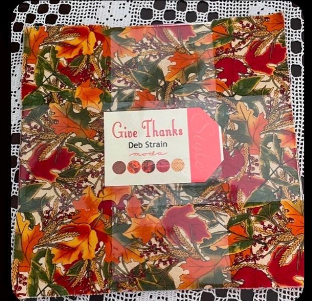Give Thanks Deb Strain Layer Cake Rare Oop - Etsy