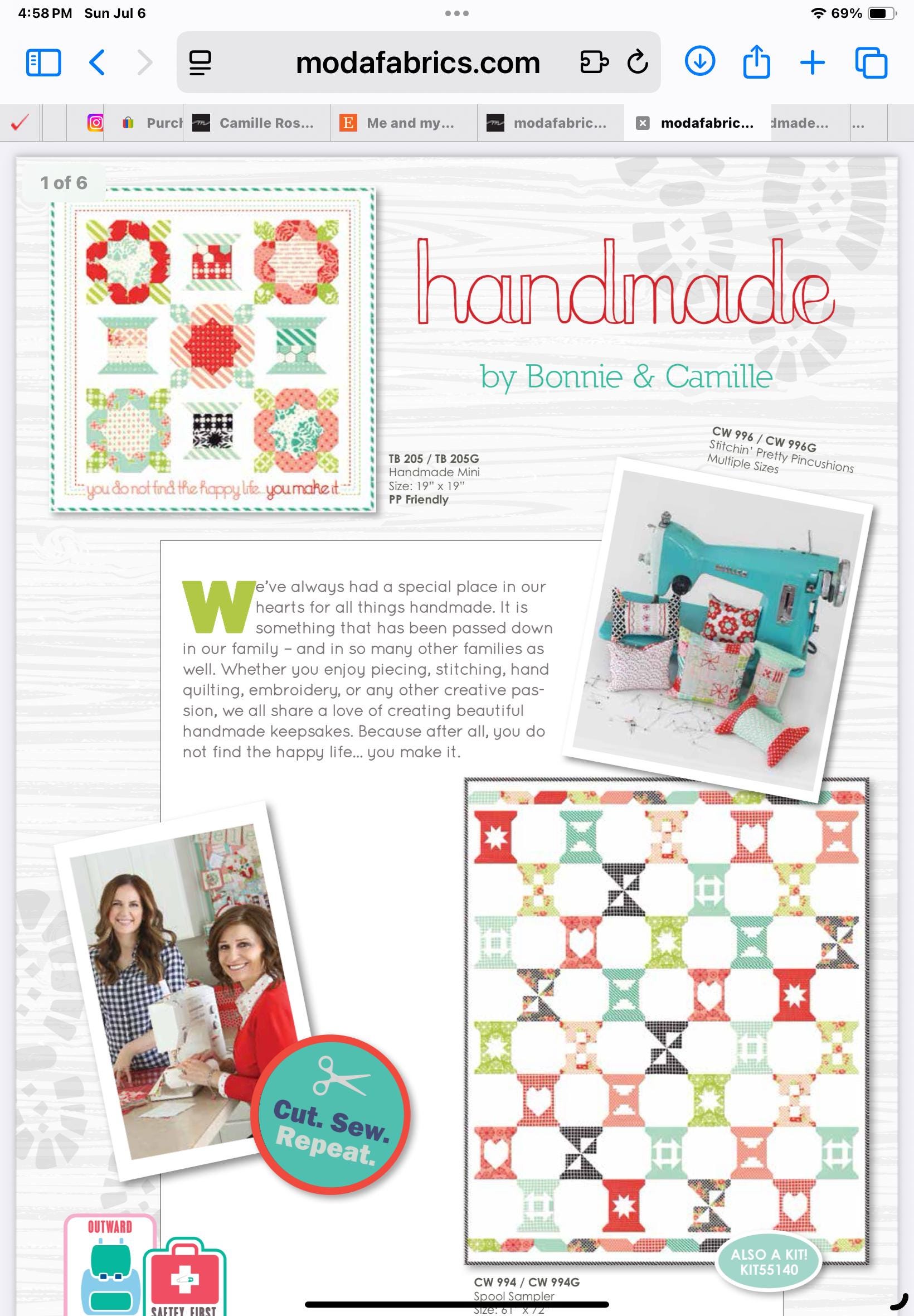 Handmade Charm Pack Bonnie and Camille Moda Rare Oop - Etsy