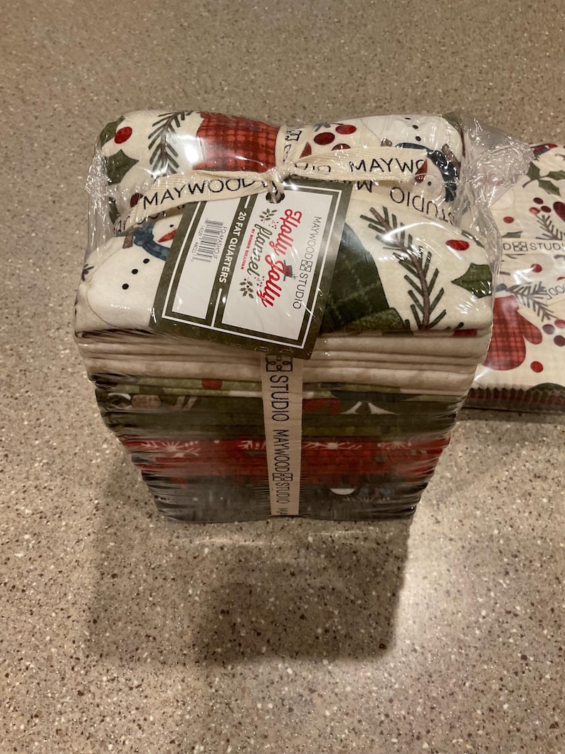 Holly Jolly Flannel Fat Quarter Bundle Maywood Studios - Etsy