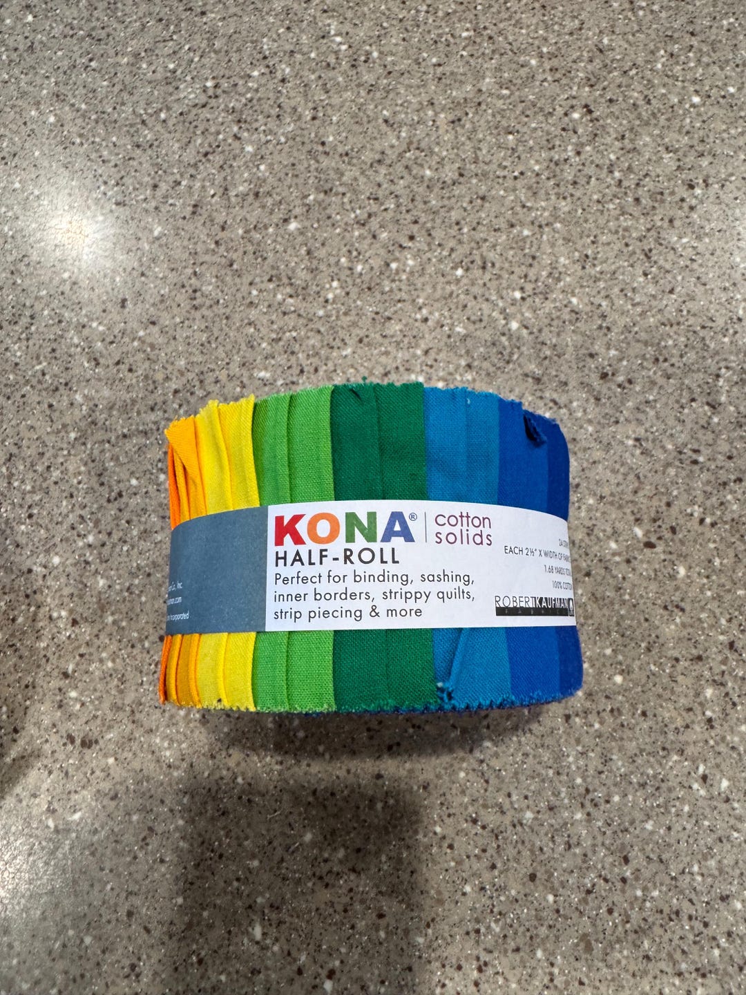 Kona Half Roll Bright Solids Jelly Roll - Etsy