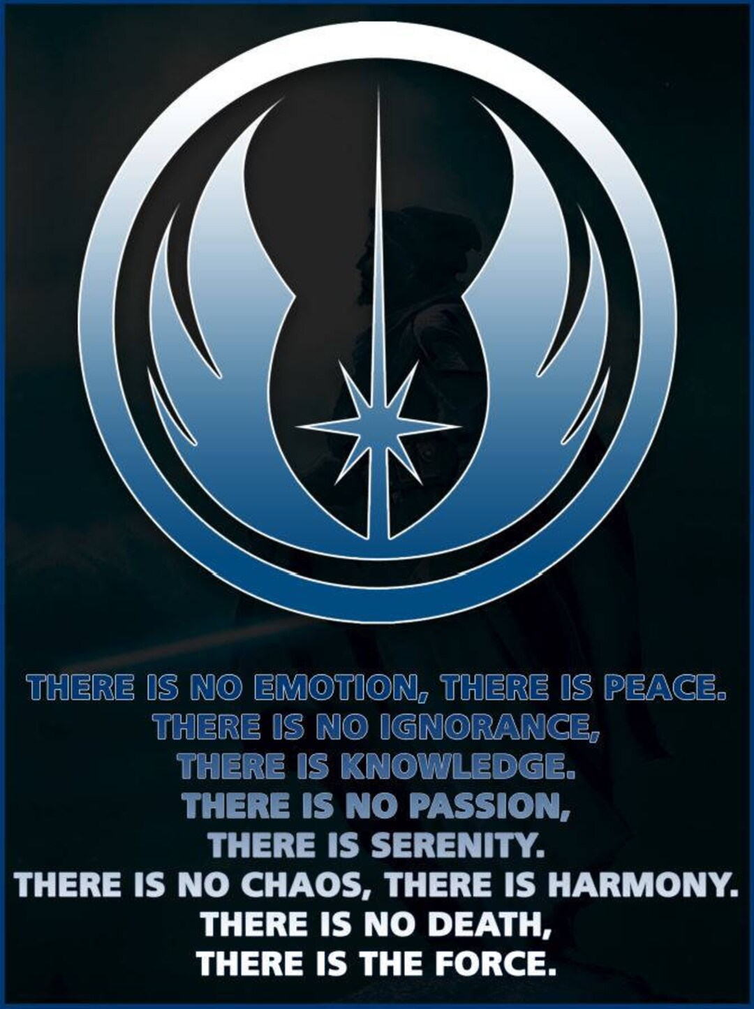 Star Wars Jedi Poster - Etsy